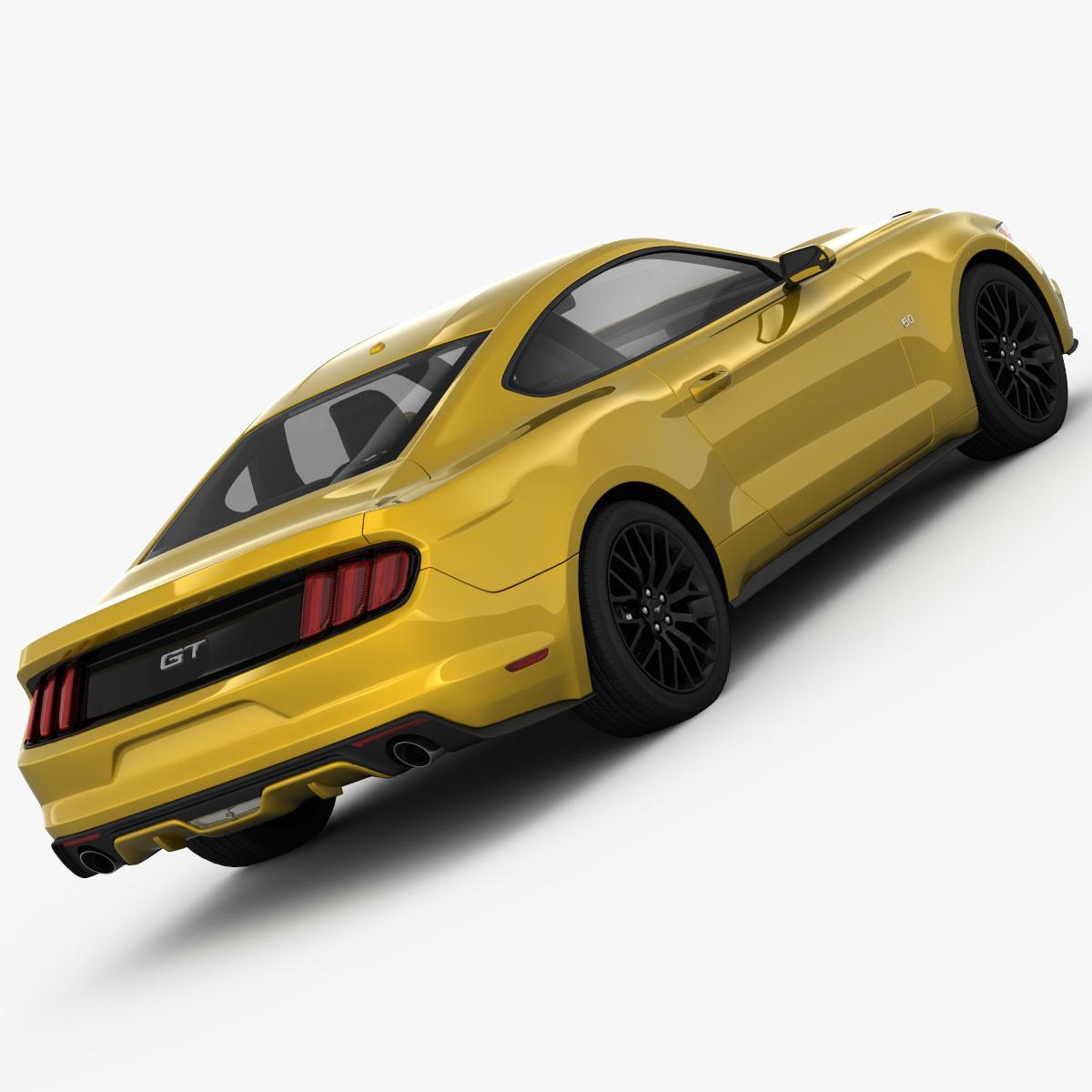 Ford Mustang GT 2015 3d model | Best Of 3d Models